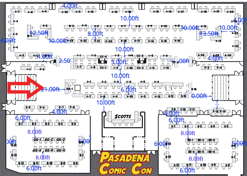 pcc layout-final final final | Pasadena Comic Convention and Toy Show