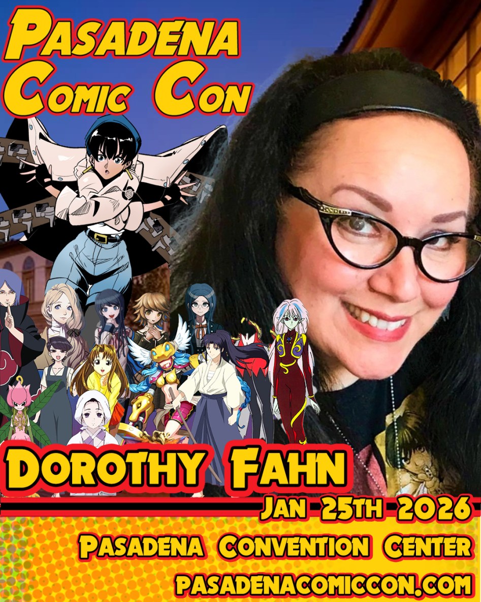 Guest Announcement Dorothy Fahn | Pasadena Comic Convention and Toy Show