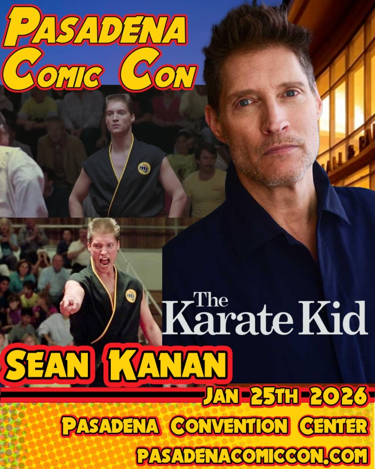 Guest Announcement Sean Kanan | Pasadena Comic Convention and Toy Show