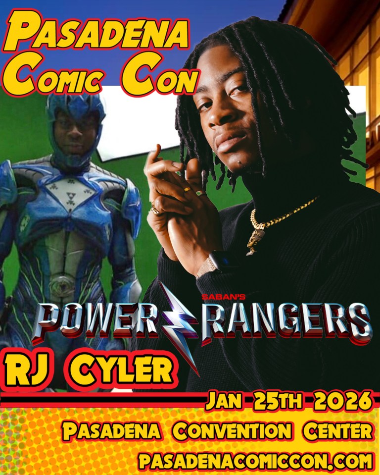 Guest Announcement RJ Cyler | Pasadena Comic Convention and Toy Show