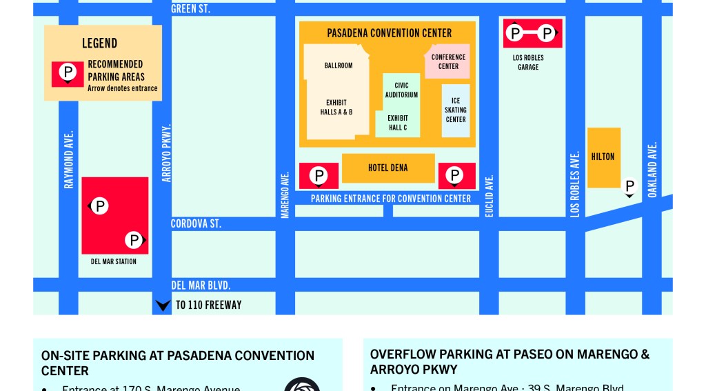Event Parking | Pasadena Comic Convention and Toy Show